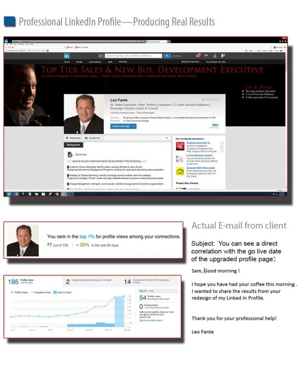 Profile Sample 1 | Careers2000: Elevate Your Career with Certified ...